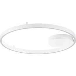 NOVA LUCE Deckenleuchte "HEDRA", wei&szlig;, 2, &Oslash; 60cm H: 5cm, 1 Stk., Leuchten, Deckenleuchte