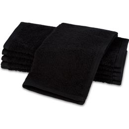 Seiftuch Ross "Vita 4004", schwarz, B:30cm L:30cm, Frottier, Handt&uuml;cher