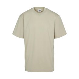 T-Shirt Urban Classics "Urban Classics Herren Tall Tee", Jungen, Gr. 5XL, beige (concrete), 100% Baumwolle, unifarben, oversize, Rundhals, Shirts T-Shirt