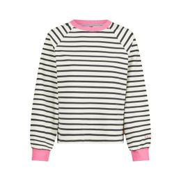 Sweatshirt SALZHAUT "Sweatshirt UNSEBULK", Damen, Gr. XS, blau (navy sanftes wei&szlig;), Obermaterial: 92% Baumwolle CO. 8% Elasthan EL., Sweatshirts Sweatshirt