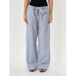Chinos ITS MAY "ITS MAY Trouser Francesca", Damen, Gr. M, Normalgr&ouml;&szlig;en, blau (light blau), Obermaterial: 100% Baumwolle, Hosen
