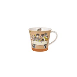 Tasse Goebel "Barbara Freundlieb - Enjoy", bunt, B:10,5cm H:9,5cm, Fine China-Porzellan, Trinkgef&auml;&szlig;e, Tasse, F&uuml;llmenge 0,35l