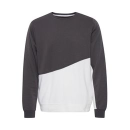 Longpullover Blend "Sweatshirt BHSweatshirt", Herren, Gr. XXL, grau (asphalt), Obermaterial: 60% Baumwolle CO. 40% Polyester PES., Sweatshirts Longpullover