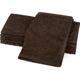 Seiftuch Ross "Vita 4004", mokka, B:30cm L:30cm, Frottier, Handt&uuml;cher