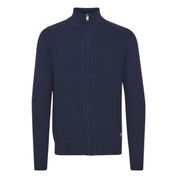 !Solid Strickjacke SOLID "Strickjacke SDKayne", Herren, Gr. XXL, blau (insignia blau), Obermaterial: 100% Baumwolle CO recyc.., Strickjacken Strickjacke