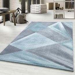 Teppich Ayyildiz Teppiche "Beta 1130", blau, B:240cm H:11mm L:340cm, Kunstfaser, Teppiche, Teppich, auch als L&auml;ufer, Kurzflor, Wohnzimmer