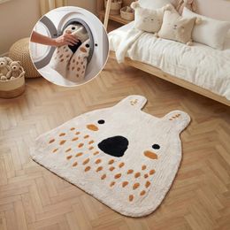 Kinderteppich Hanse Home "Nienchen", creme multifarben, B:120cm H:10mm L:137cm, Baumwolle, Teppiche, Kinderteppich, Waschbar, Handgemacht, Weich, Rutschfest, Spielteppich Kinderzimmer
