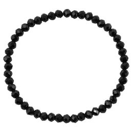 Adelia&acute;s Gliederarmband ADELIA&acute;S "Armband &ndash; Kugelarmband Unendlichkeitszeichen aus Edelstahl 17 cm", schwarz, Armb&auml;nder, Damen, 17cm, Edelstahl, Gliederarmband, Zum Verschenken &ndash; passend f&uuml;r viele Anl&auml;sse