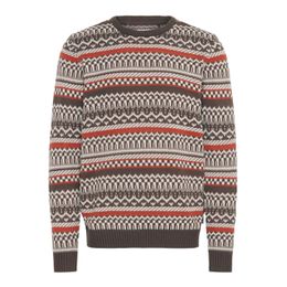 Strickfleece-Pullover Blend "Strickpullover BHPullover", Herren, Gr. 3XL, braun (turkish coffee), Obermaterial: 100% Polyacryl PAN., Pullover