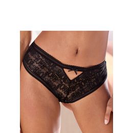 Stringpanty Vivance "Madita", Damen, Gr. 44/46, schwarz, Spitze, Obermaterial: 59% Polyamid, 28% Polyester, 13% Elasthan, Unterhosen, aus Spitze mit &bdquo;LOVE&ldquo;-Schriftzug