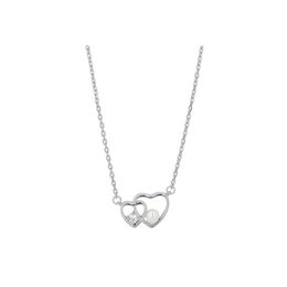 Adelia&acute;s Kettenanh&auml;nger ADELIA&acute;S "Anh&auml;nger &ndash; Herz Herzanh&auml;nger aus 925 Silber mit S&uuml;&szlig;wasserperle", silber, Schmuckanh&auml;nger, Damen, Silber 925 (Sterlingsilber), Kettenanh&auml;nger, Perfekt zum Verschenken an besondere Menschen