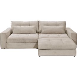 3-Sitzer ED EXCITING DESIGN, hellrosa, B:265cm H:94cm T:122cm, 92% Polyester, 8% Polyamid, Sofas