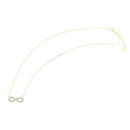 Adelia&acute;s Kette ohne Anh&auml;nger ADELIA&acute;S "Halskette mit Anh&auml;nger &ndash; Unendlichkeitszeichen aus 925 Silber", gold, Halsketten, Damen, 45cm, Silber 925 (Sterlingsilber), Eine sch&ouml;ne Geschenkidee f&uuml;r jeden Anlass