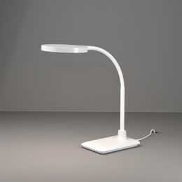 Eglo Tischleuchte "LAURO Tischlampe - Kunststoff - LED - 1X5,5W - IP20", schwarz, 1, H: 36cm, 1 Stk., Leuchten, Nachttischlampe, Schreibtischleuchte, Leselampe, L33,5 x B14 x H36 cm, Tischleuchte