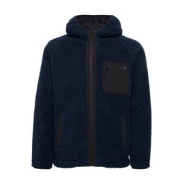 Kapuzenfleecejacke INDICODE "Hoodie IDTrod", Herren, Gr. XXL, blau (navy), Obermaterial: 100% Polyester PES., Sweatjacken