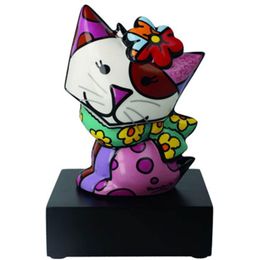 Dekofigur Goebel "Romero Britto - Flowing", bunt, B:13,5cm H:20,5cm T:12,5cm, Porzellan, Dekofiguren