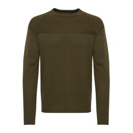 Strickfleece-Pullover Blend "Strickpullover BHAdriano", Herren, Gr. XXL, gr&uuml;n (winter moss), Obermaterial: 100% Baumwolle CO., Pullover