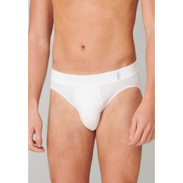 Rioslip Schiesser "Long Life Soft", Herren, Gr. 7, wei&szlig; (100, wei&szlig;), Single Jersey, Obermaterial: 45% Baumwolle, 45% Modal, 10% Elasthan, k&ouml;rpernah, Unterhosen, ohne Eingriff, optimales Feuchtigkeitsmanagement