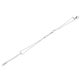 Adelia&acute;s Armband ADELIA&acute;S "Armband &ndash; Unendlichkeitszeichen aus Edelstahl mit Perle 16 cm", silber, Armb&auml;nder, Damen, 16cm, Edelstahl, Armband, Ein stilvolles Geschenk f&uuml;r besondere Momente