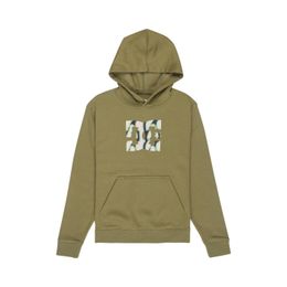 Hoodie DC Shoes "DC Star Filled", Jungen, Gr. 10(140-148cm), olivgr&uuml;n, Obermaterial: 55% Baumwolle, 25% Baumwolle, 20% Polyester., Sweatshirts Hoodie