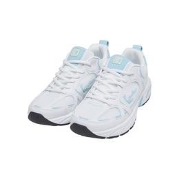 Sneaker Karl Kani "Karl Kani KKFWW000413 Karl Kani Prime Runner", Damen, Gr. 36.5, wei&szlig;, ice, Polyurethan, Schuhe Sneaker