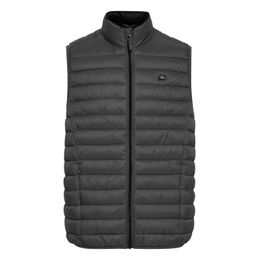 Steppweste Blend "Steppweste BHRomsey", Herren, Gr. S, grau (iron gate), Obermaterial: 100% Nylon NY., Westen Steppweste