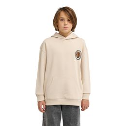Hoodie Element "Timber Hermit", Jungen, Gr. 10(140-148cm), oat milk, Obermaterial: 70% Baumwolle, 30% Baumwolle., Sweatshirts Hoodie