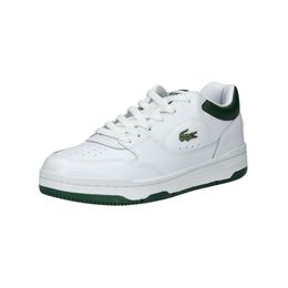 Sneaker Lacoste "Lacoste Sneaker Leder/Textil", Herren, Gr. 40,5, gr&uuml;n (wei&szlig;, gr&uuml;n), Leder, Textil, Schuhe Sneaker