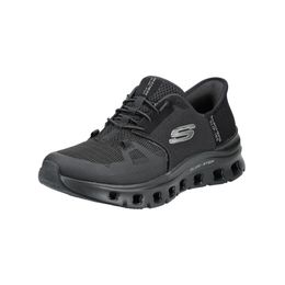 Sneaker Skechers "Skechers Sneaker Textil", Damen, Gr. 36, schwarz (schwarz, schwarz), Textil, Schuhe Sneaker