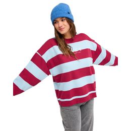 Sweatshirt Roxy "Strictly Stripes", Damen, Gr. M, cerulean strictly stripe, Obermaterial: 60% Baumwolle, 40% Polyester., Sweatshirts Sweatshirt