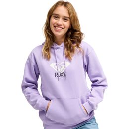 Hoodie Roxy "Surf Stoked Brushed Art", Damen, Gr. XL, viola, Obermaterial: 60% Baumwolle, 40% Polyester., Sweatshirts Hoodie