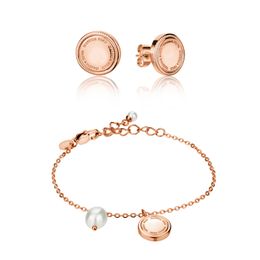 Schmuckset ISABELLA FORD "IS010R", rose gold, Schmuck_Sets, Damen, 10mm / 155mm, Edelstahl, Schmuckset, 10 mm / 155 mm