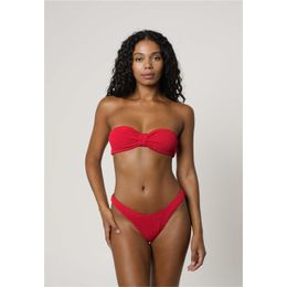 Bikini-Hose MODA MINX, Damen, Gr. M, EURO-Gr&ouml;&szlig;en, rot, 97% Polyamid, 3% Elasthan, unifarben, Badehosen Bikini-Hose, mit tollem Scrunch-Material