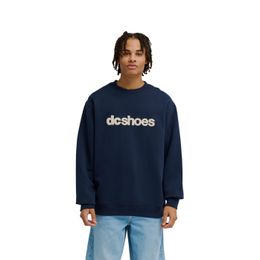 Sweatshirt DC Shoes "DC Spot", Herren, Gr. L, schwarz iris, Obermaterial: 75% Baumwolle, 25% Baumwolle., Sweatshirts Sweatshirt