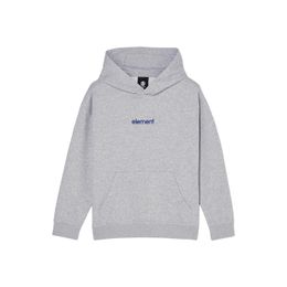Hoodie Element "Lowcase Bp", Jungen, Gr. 10(140-148cm), mid grau heather, Obermaterial: 55% Baumwolle, 25% Baumwolle, 20% Polyester., Sweatshirts Hoodie