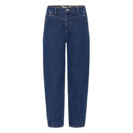 Regular-fit-Jeans Pulz Jeans "Jeans PZLIRA", Damen, Gr. 28, L&auml;nge 30, blau (dunkelblau denim), Obermaterial: 99% Baumwolle CO. 1% Elasthan EL., Jeans