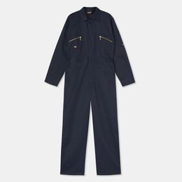 Arbeitsoverall Dickies "Dickies Workwear Coverall REDHAWK COVERALL", Damen, Gr. L, Normalgr&ouml;&szlig;en, schwarz (navy), Obermaterial: 65% Polyester, 35% Baumwolle, Overalls