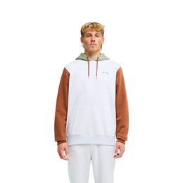 Kapuzensweatshirt Billabong "Arch Block", Herren, Gr. M, light grau heather, Obermaterial: 55% Baumwolle, 25% Baumwolle, 20% Polyester., Sweatshirts