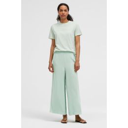 Schlupfhose SENSES.THE LABEL, Damen, Gr. XL, Normalgr&ouml;&szlig;en, pastel lime, Web, Material: 100% Lyocell, unifarben, weit lang, Hosen Schlupfhose, mit Elastikbund