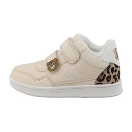 Sneaker Kappa "GILL", M&auml;dchen, Gr. 25, beige, Synthetik, Schuhe Sneaker, Winterschuhe, gef&uuml;ttert