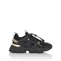 Sneaker Plein Sport "RUNNER BEAST X-01", Herren, Gr. 35, Normalschaft, 0293, schwarz, lightgold, Schuhe Sneaker