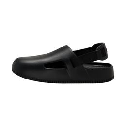 Badesandale Nike Sportswear "CALM MULES", Herren, Gr. 47,5, schwarz, Synthetik, Textil, Schuhe, Badelatschen