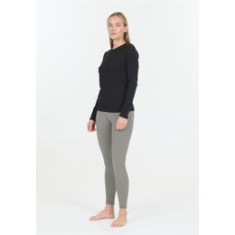 ENDURANCE ATHLECIA Funktionstights ATHLECIA "Nagar V2", Damen, Gr. S/M, EURO-Gr&ouml;&szlig;en, dunkelgrau, 80% Polyamid, 19% Elasthan, 1% Polyester, unifarben, Hosen, in nahtloser Konstruktion