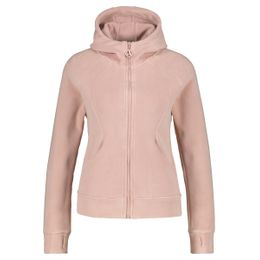 alife and kickin Fleecejacke ALIFE & KICKIN "Damen AyuAK F Fleecejacke Kapuze, Jacke", Damen, Gr. L, rosa (sakura pink), 100% Polyester, Jacken Fleecejacke, Weiches Fleece mit Kapuze, Eingrifftaschen und Rei&szlig;verschluss