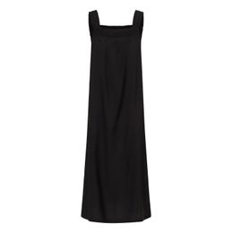 Midikleid Kaffe "Kleid BPjuliana", Damen, Gr. L, N-Gr, schwarz (schwarz deep), Obermaterial: 85% Viskose LENZING ECOVERO CV LenzEcov. 15% Nylon NY., Kleider Midikleid