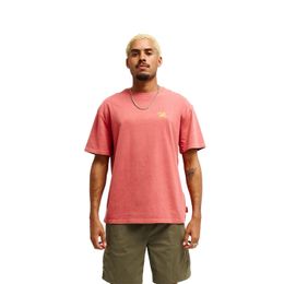 T-Shirt Quiksilver "Bob Marley Zion", Jungen, Gr. L, rosa (mineral rot), Obermaterial: 100% Baumwolle., Shirts T-Shirt