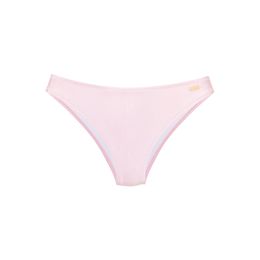 Bikini-Hose Copenhagen Studios "Manon", Damen, Gr. 34, N-Gr, rosa (rose), Recycling-Polyamid, gl&auml;nzend, Badehosen Bikini-Hose, aus gl&auml;nzendem Material