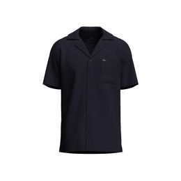 Kurzarmshirt Fynch-Hatton, Jungen, Gr. 4XL, schwarz (navy), Web, Obermaterial: 100% Baumwolle, unifarben, regular fit normal, ohne Ausschnitt, gerader Abschluss, Shirts, mit Logo Stickerei