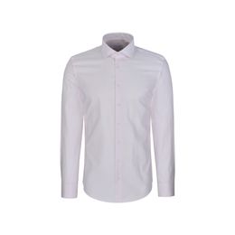 Businesshemd Seidensticker "Schwarze Rose", Herren, Gr. S (38), normale &Auml;rmell&auml;ngen, rosa (ros&eacute;), 100% Baumwolle, gestreift, tailored fit, 2-Knopf-Manschette, Hemden, Shaped 1/1 Kentkragen Gestreift