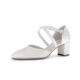 Pumps Gabor "Eleganter Pump", Damen, Gr. 35,5, wei&szlig; 14243396, Schuhe Pumps